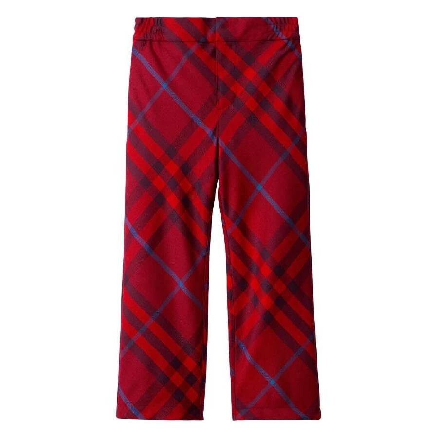 Burberry Kids Rupert Checkered Wool Straight-Leg Trousers, Size 8 ...