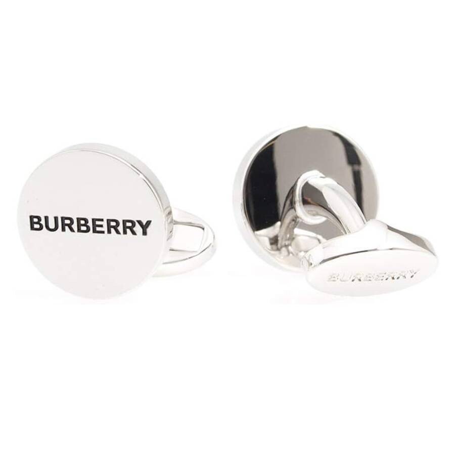 Burberry Logo Engraved Silver-Plated Cufflinks 8010823 5045556987233 ...