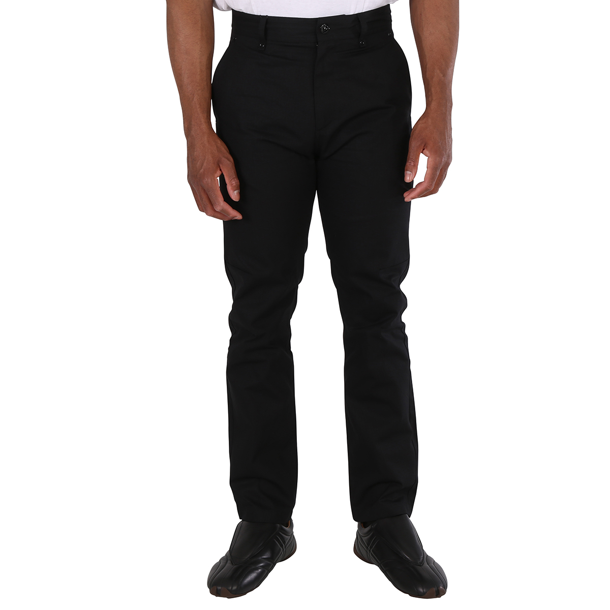 Burberry Men's Ezra Cotton Tailored Trousers, Brand Size 52 (Waist Size ...