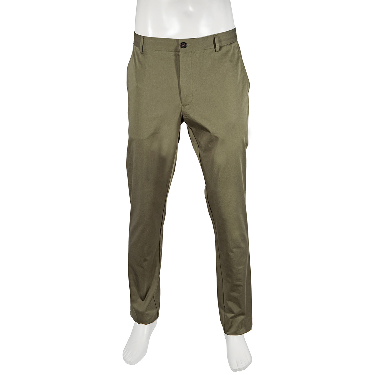 Burberry Men's Military Green Slim Fit Cotton Chinos, Brand Size 52 ...