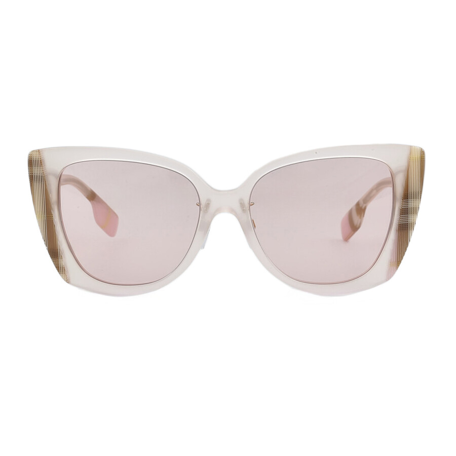 Burberry Meryl Light Pink Cat Eye Ladies Sunglasses BE4393F 4052/5 54 ...