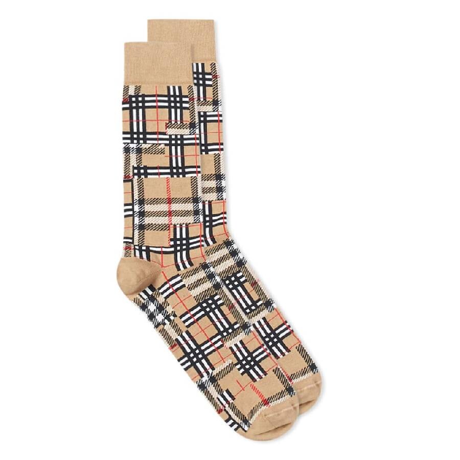 Burberry Patchwork Nova Check Socks, Size Small 8045569 - Clothing ...