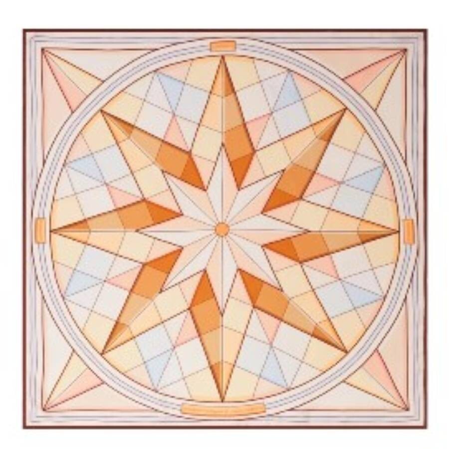 Burberry Silk Star Motif Square Scarf 8056037 5045628752561 - Clothing ...