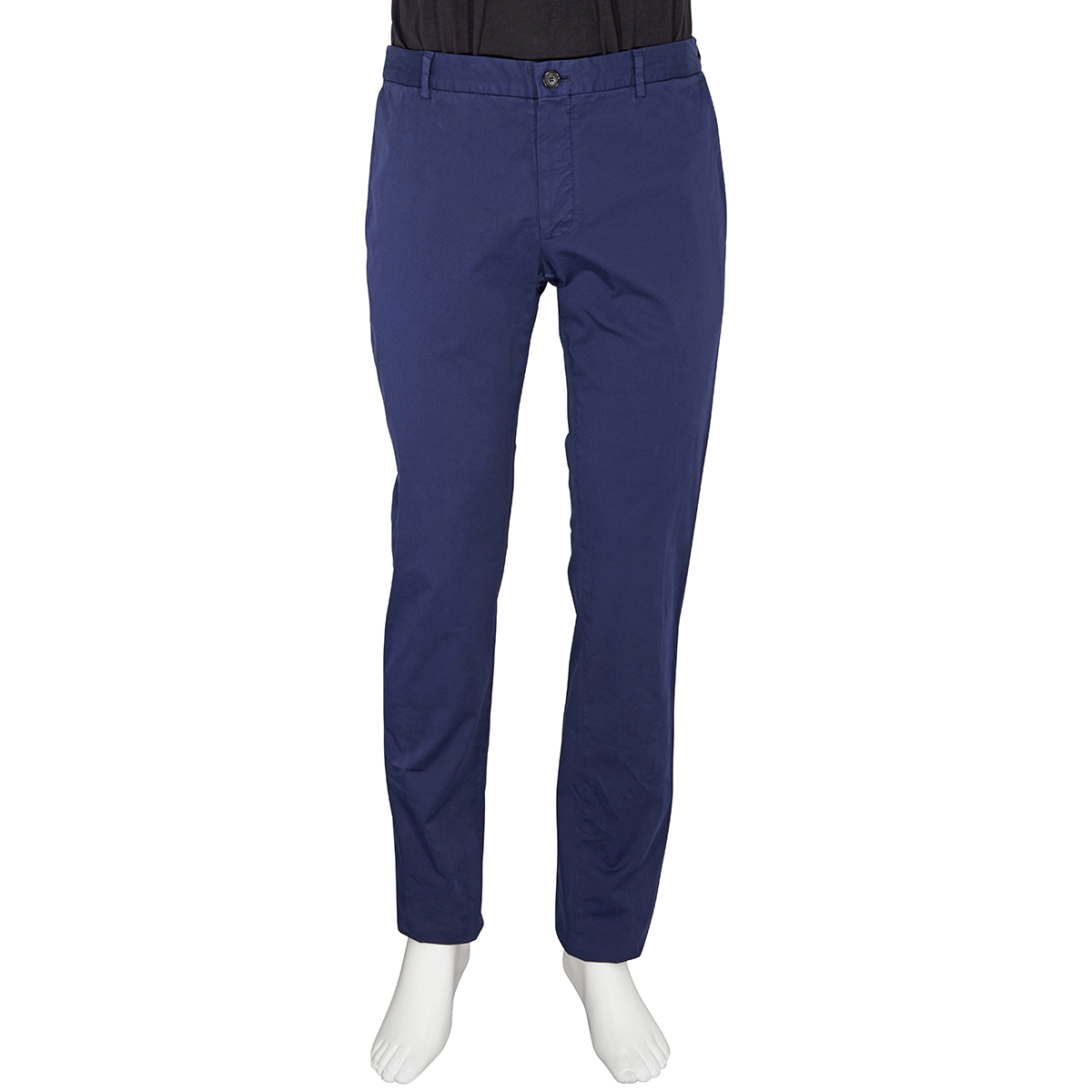 Burberry Slim Fit Stretch Cotton Chinos In Bright Navy, Brand Size 52 ...