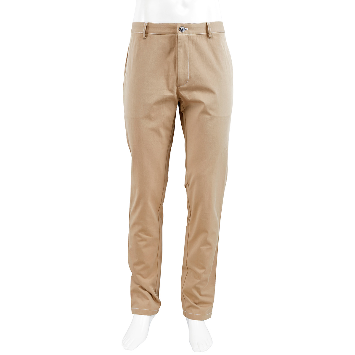 Burberry Slim Fit Topstitch Detail Chinos, Brand Size 54 (Waist Size 37 ...
