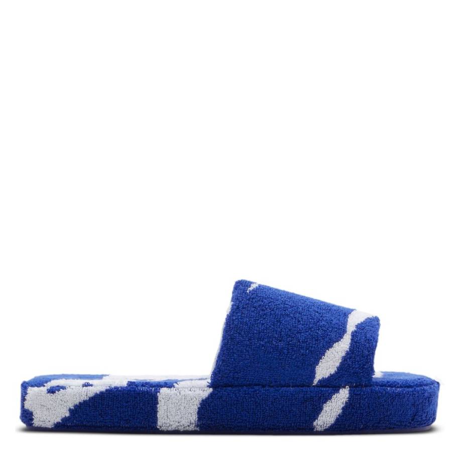 Burberry Snug Soft Cotton Towelling Slippers, Brand Size 37 ( US Size 7 ...
