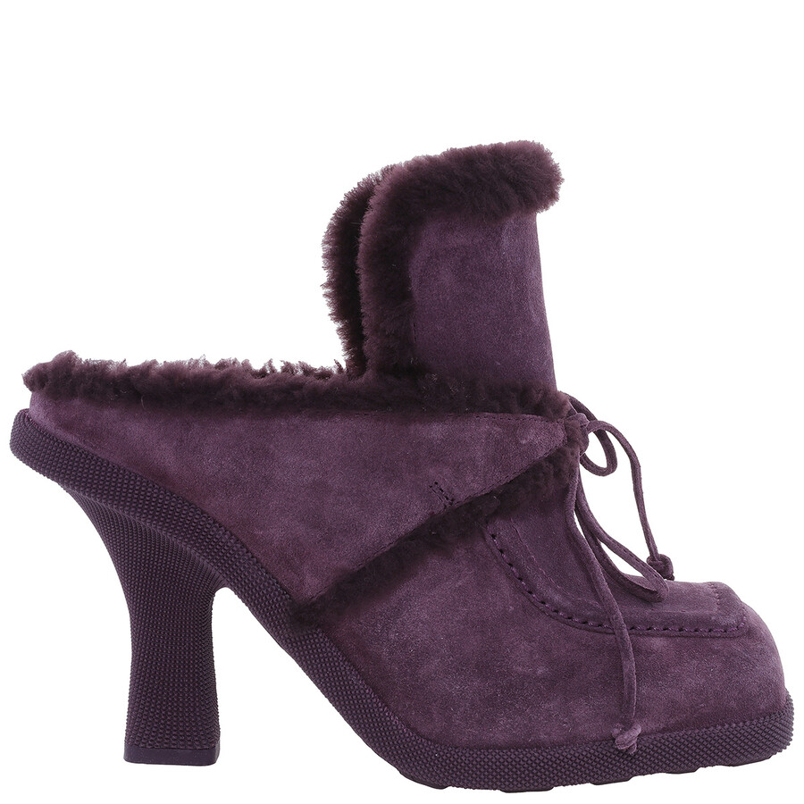 Burberry Square-Toe Highland Mules, Brand Size 36.5 (US Size 6.5 ...