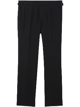 Burberry Straight-Leg Tailored Trousers, Brand Size 50 (Waist Size 34.3 ...