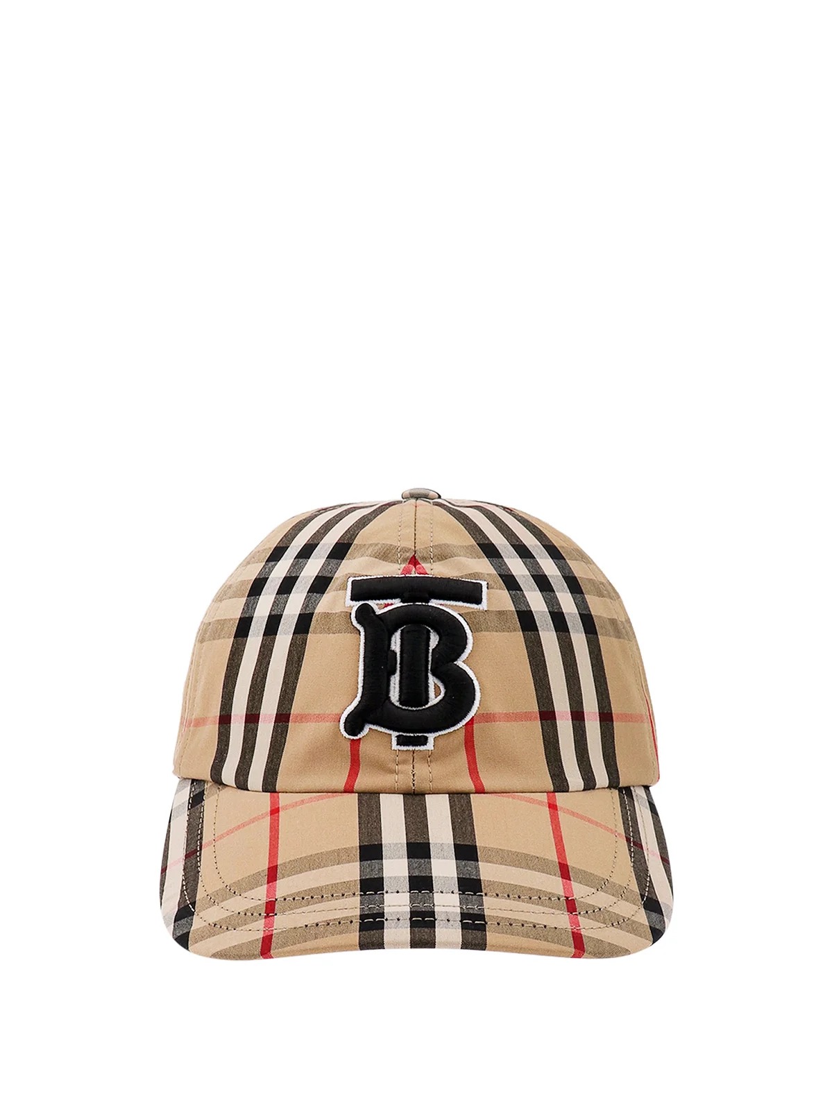 Burberry Tb Monogram Vintage Check Baseball Cap, Size Medium 8068032 ...