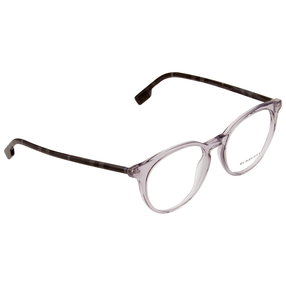 Burberry Unisex Grey Round Eyeglass Frames BE2318385551 8056597167055 ...