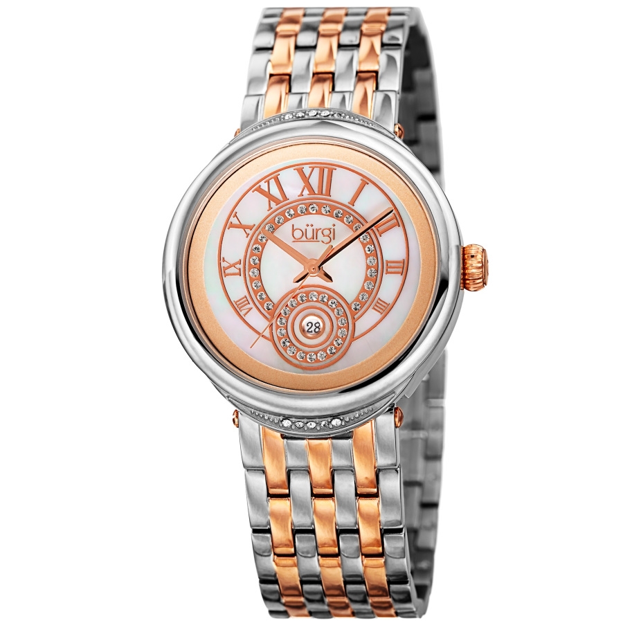 Burgi Quartz Ladies Watch BUR164TTR 848572096799 - Watches - Jomashop