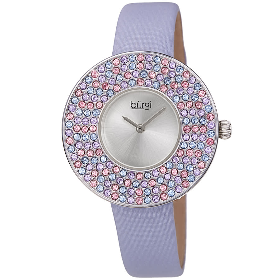Burgi Quartz Silver Dial Ladies Watch BUR270SSP 842106162837 - Watches ...