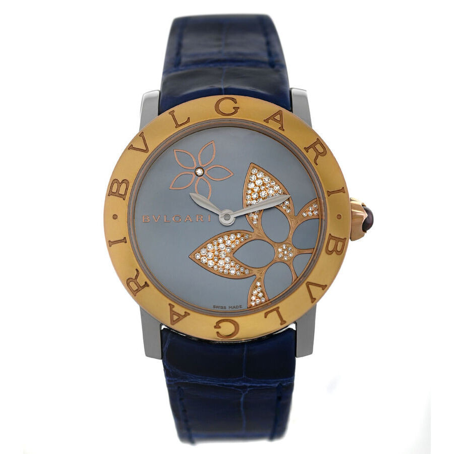 Bvlgari Bvlgari Automatic Blue Dial Ladies Watch 101896-Blue - Watches ...