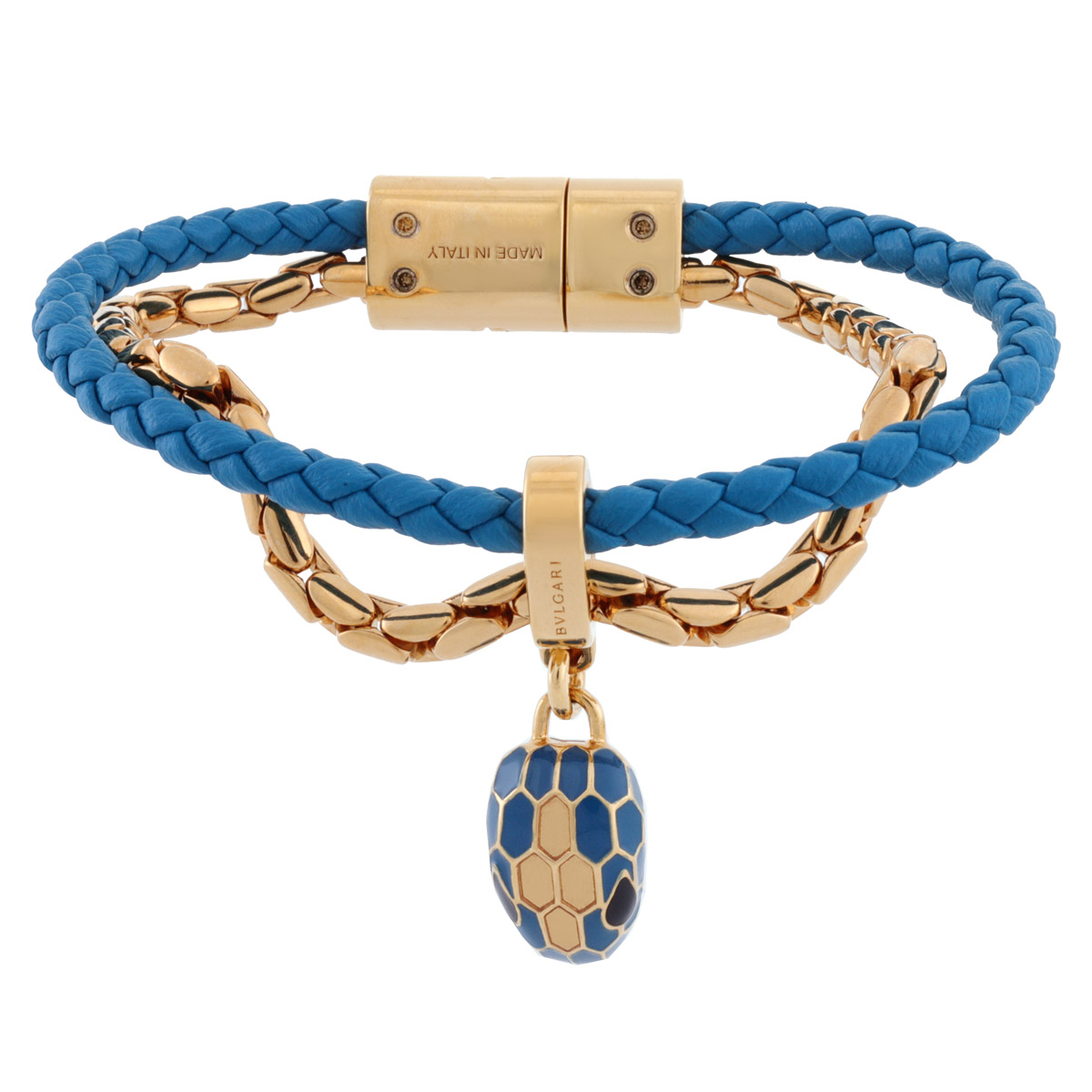 Bvlgari Serpenti Forever Ladies Laguna Blue Bracelet, Size S 293821 ...