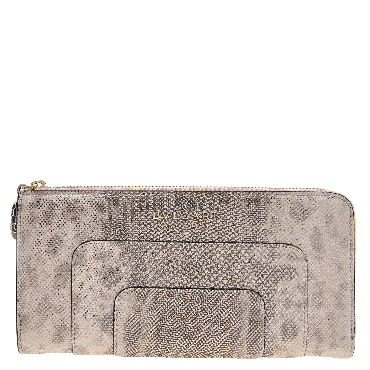 Bvlgari Serpenti Forever Python Continental Zip Wallet 287229 ...
