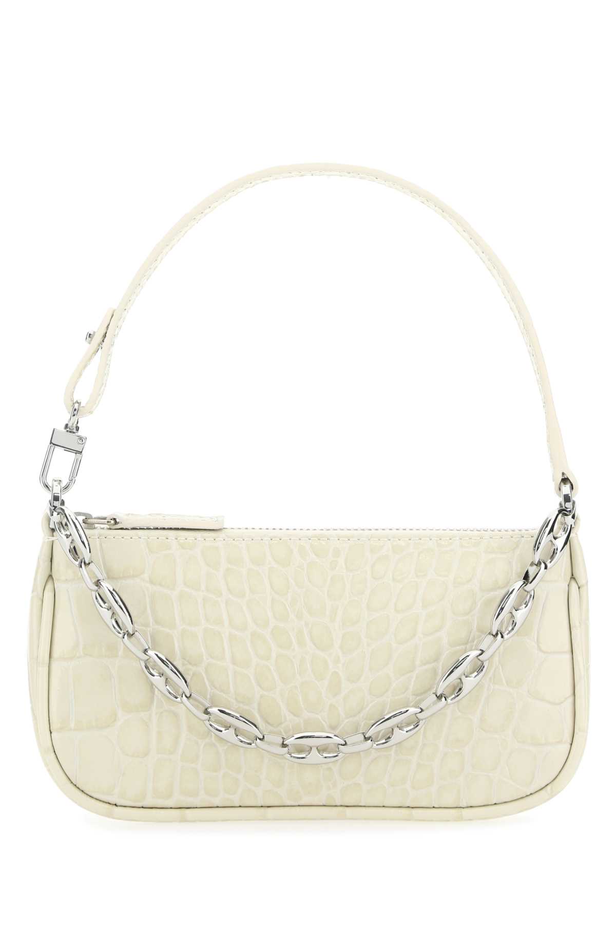 By Far Ivory Leather Mini Rachel Handbag 20CRMIRACEDSMA - Handbags ...