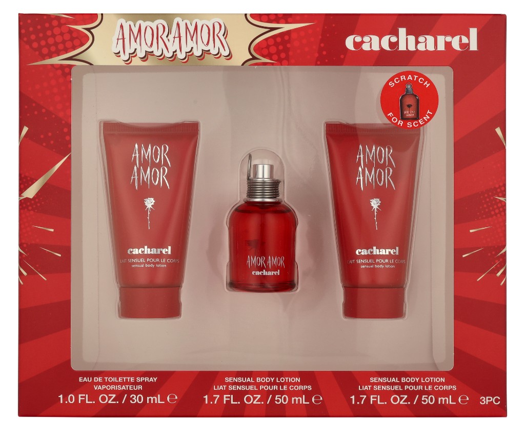 Cacharel Ladies Amor Amor Gift Set Fragrances 608940585672 - Fragrances ...