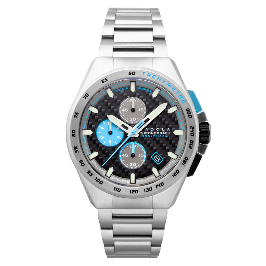 Cadola Peterson Chronograph Quartz Black Dial Men's Watch CD-1029-33 ...