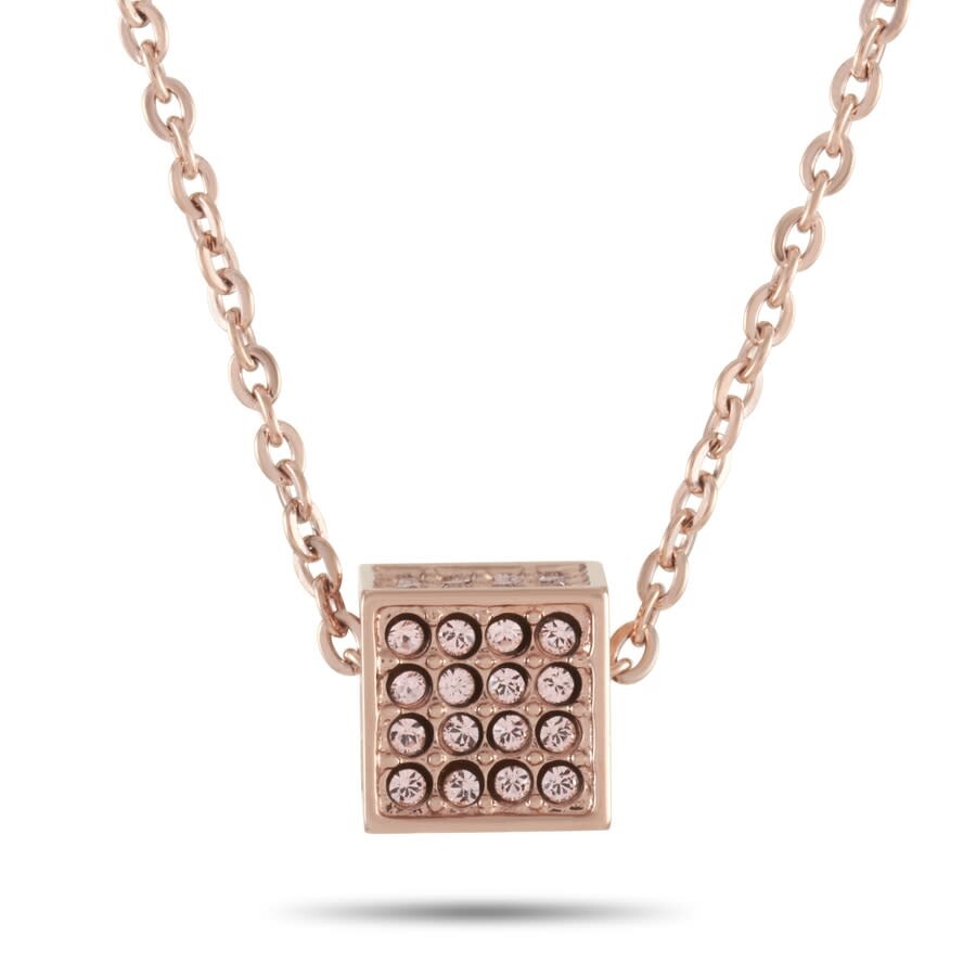 Calvin Klein Rocking Rose Gold PVD Plated Stainless Steel Pink Crystal ...