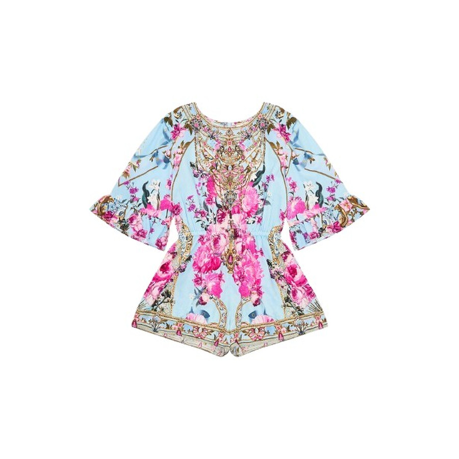 Camilla Girls Blue Playsuit With Frill Sleeve, Size 10 00027430 ...