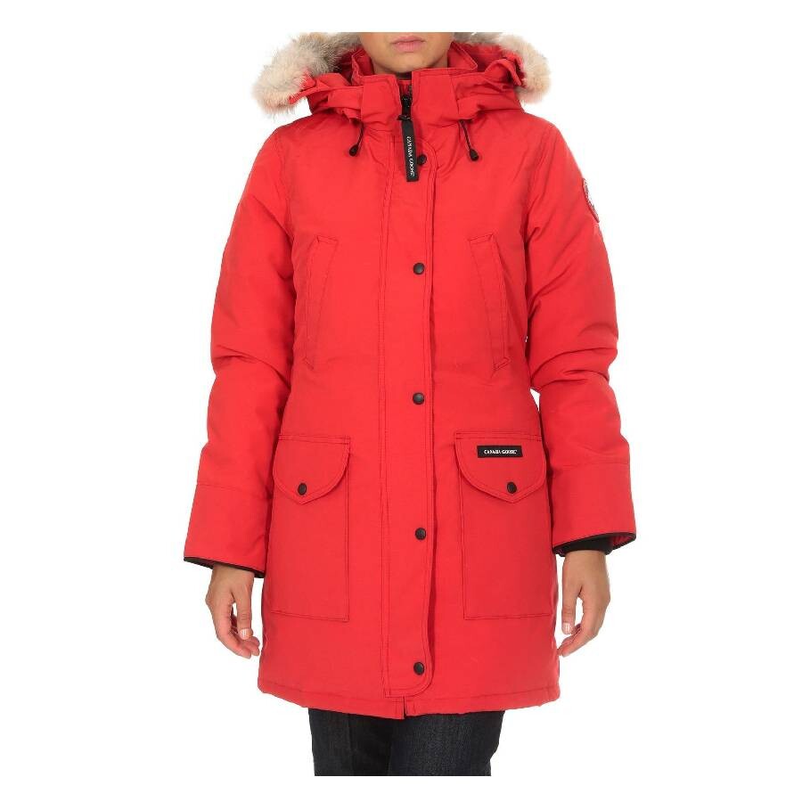 Canada Goose Ladies Red Trillium Heritage Parka, Size X-Small 6660L-11 ...
