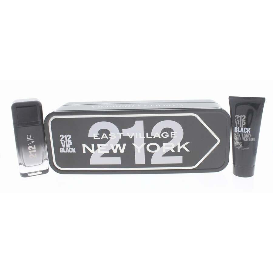 Carolina Herrera Men's 212 VIP Black Gift Set Fragrances 8411061928868 ...