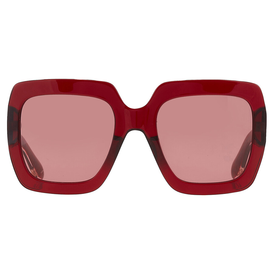 Carolina Herrera Red Butterfly Ladies Sunglasses SHN636 0954 55 ...