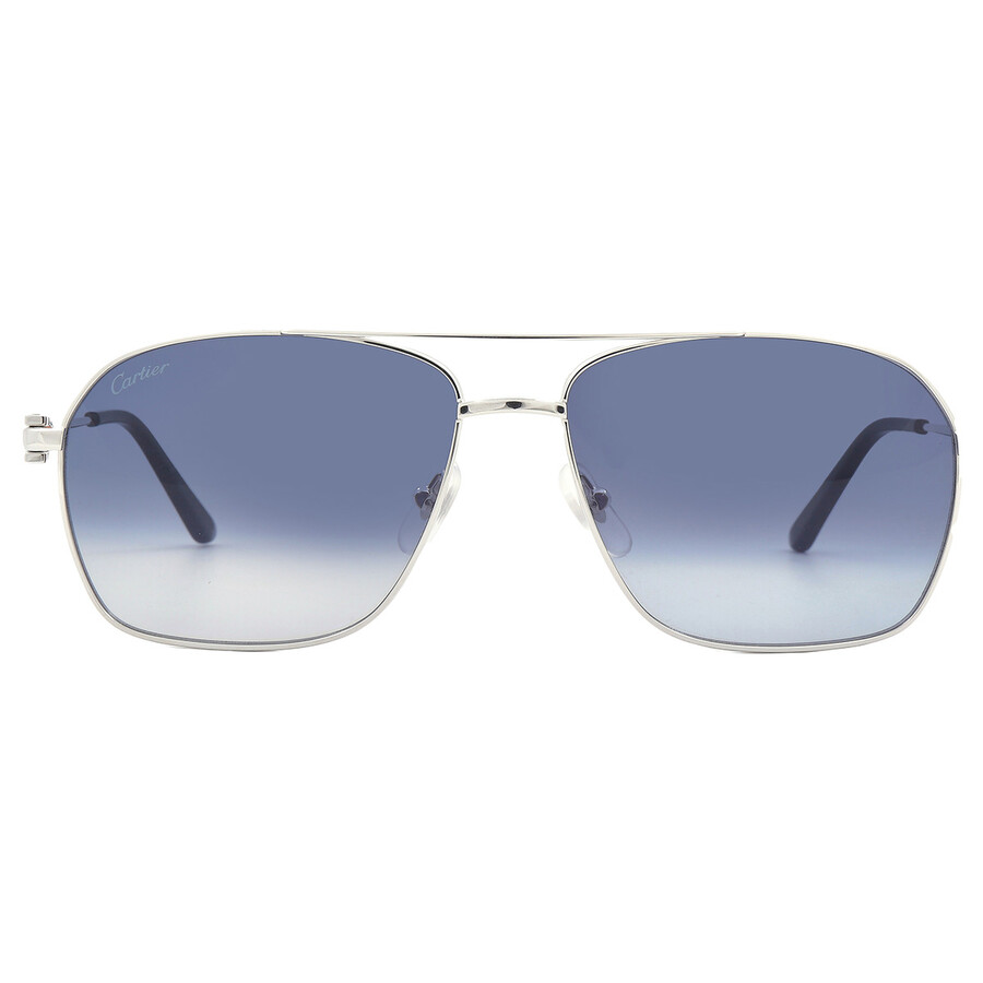 Cartier Blue Navigator Men's Sunglasses CT0306S 004 59 843023155117 ...