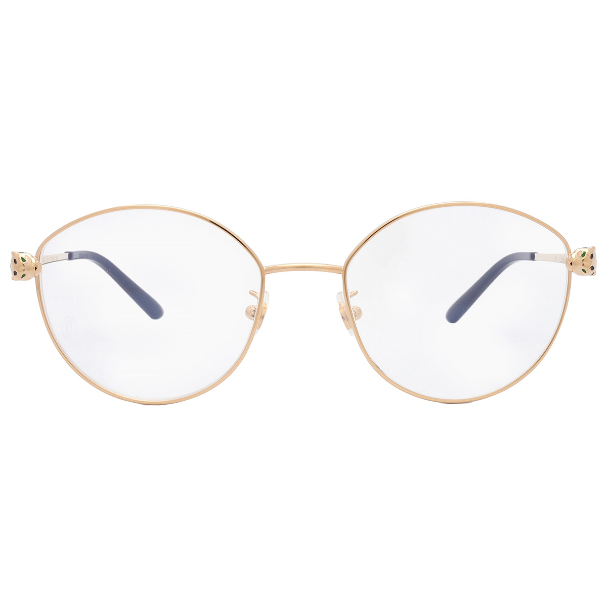 Cartier Demo Round Ladies Eyeglasses CT0234O 001 54 843023144791 ...