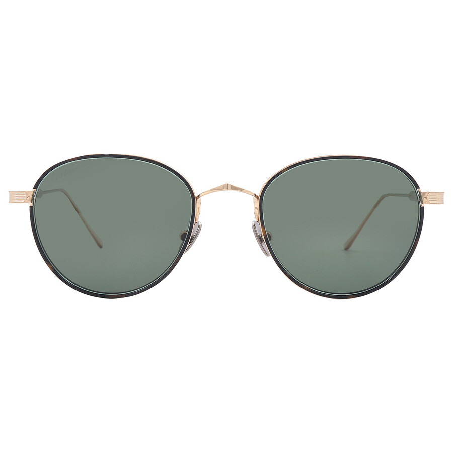 Cartier Green Round Unisex Sunglasses CT0250S 002 51 843023149161 ...