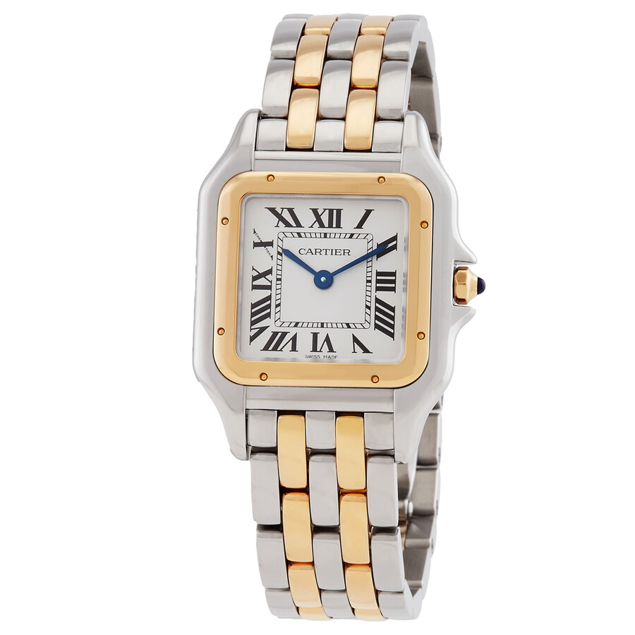 Cartier Panthere Medium Model Silver Dial Ladies Watch W2PN0007 ...