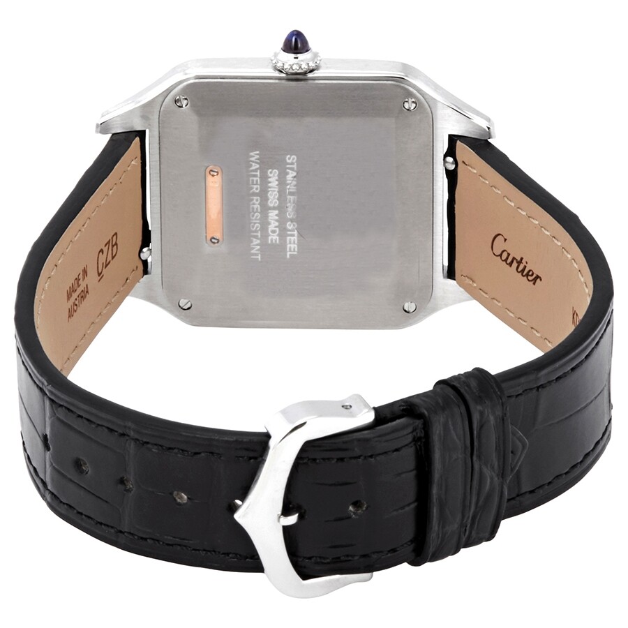 Cartier Santos-Dumont Large Silver Dial Watch W2SA0011 - Santos ...