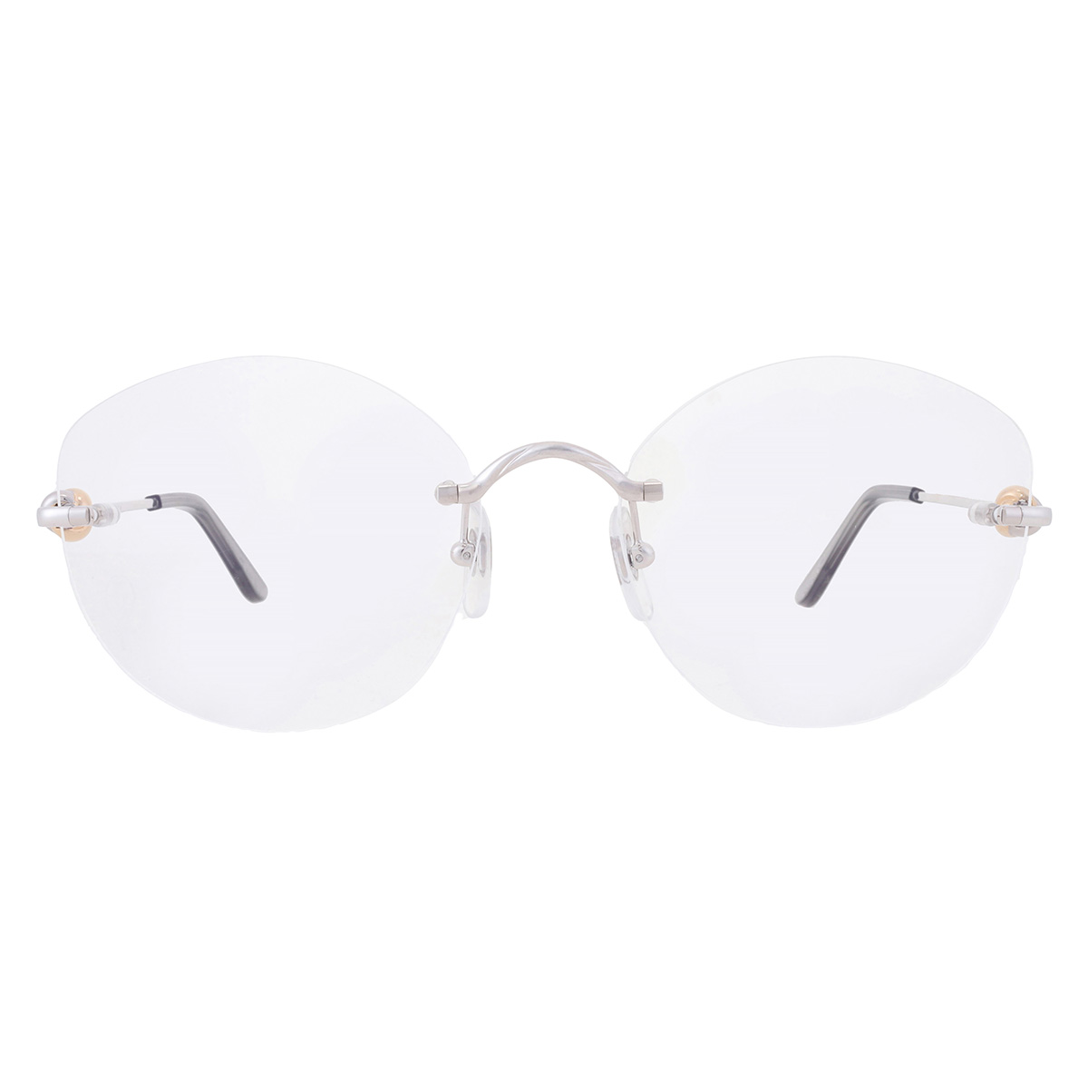 Cartier Trinity Demo Oval Ladies Eyeglasses CT0376O 002 56 843023159726 ...