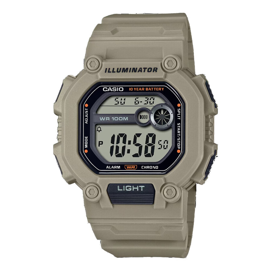 Casio Alarm World Time Quartz Digital Watch W737HX-5AV - Jomashop
