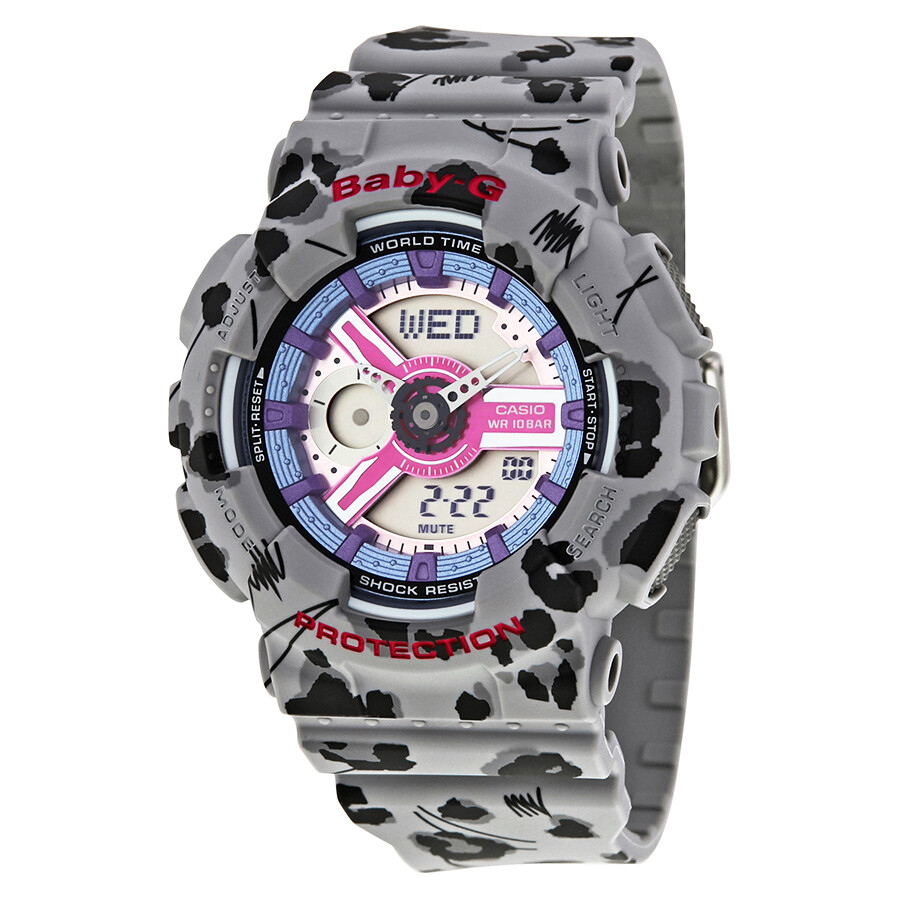 Casio Baby-G Digital Dial Ladies Quartz Watch BA110FL-8 4971850039051 ...