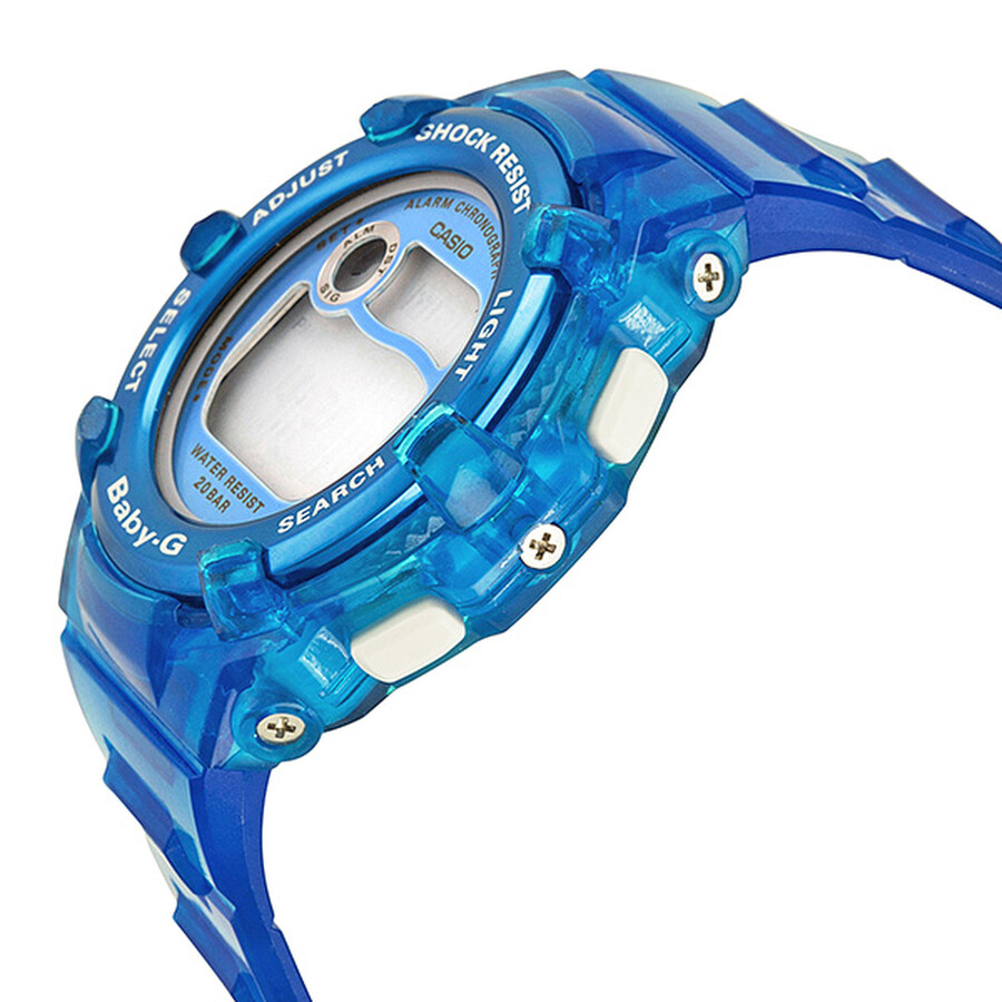 Casio Baby-G Multi-function Digital Blue Resin Ladies Watch BG3001-2D ...