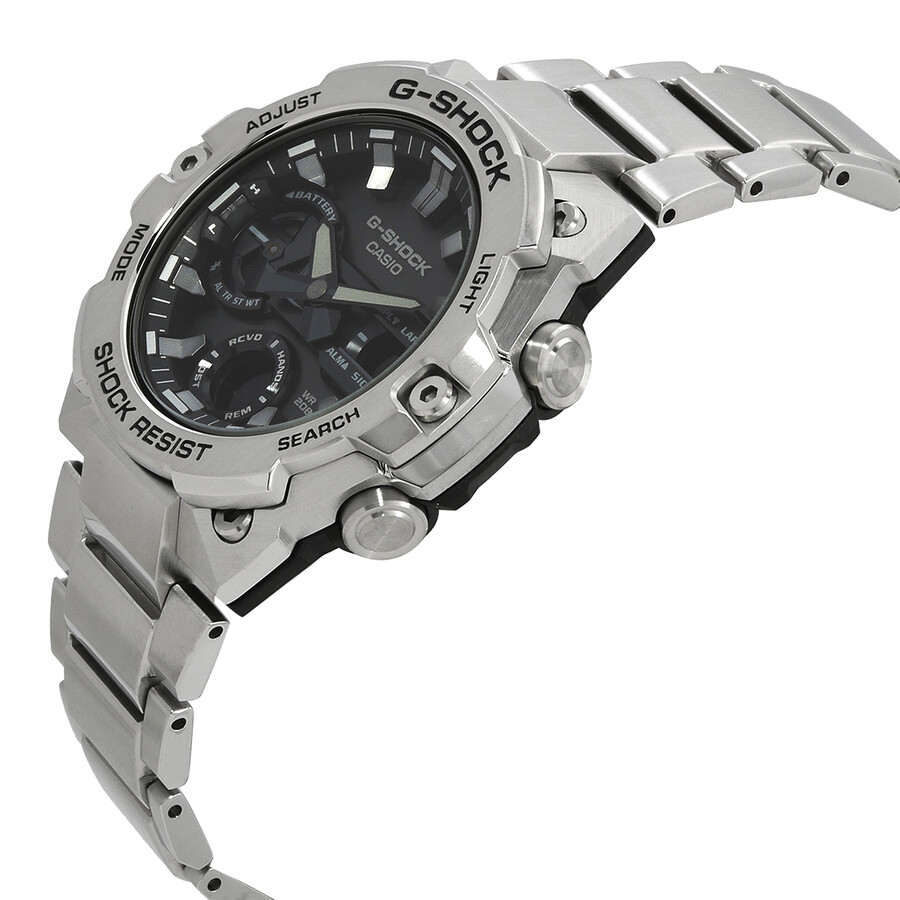 Casio G-Shock Alarm World Time Quartz Analog-Digital Black Dial Men's ...