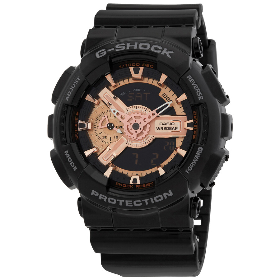 Casio G-Shock Alarm World Time Quartz Analog-Digital Men's Watch GA ...