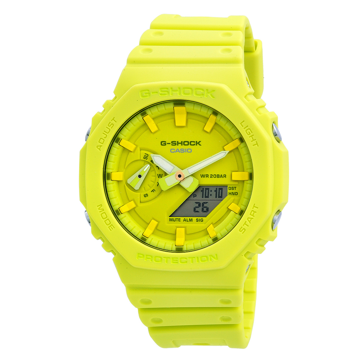 Casio G-Shock Alarm World Time Quartz Analog-Digital Men's Watch GA ...