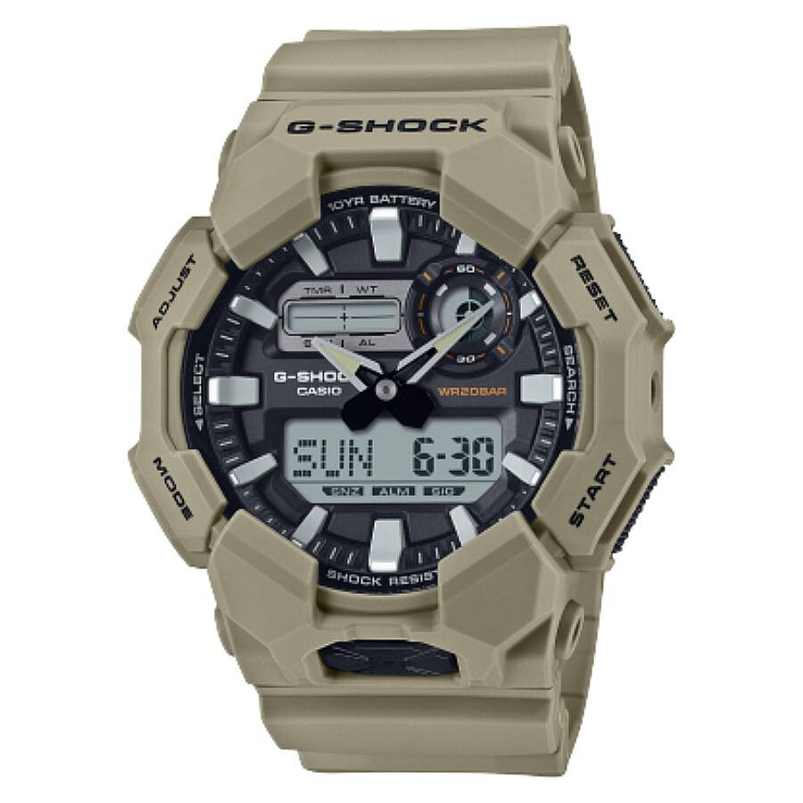 Casio G-Shock Alarm World Time Quartz Analog-Digital Watch GA-010-5ADR ...