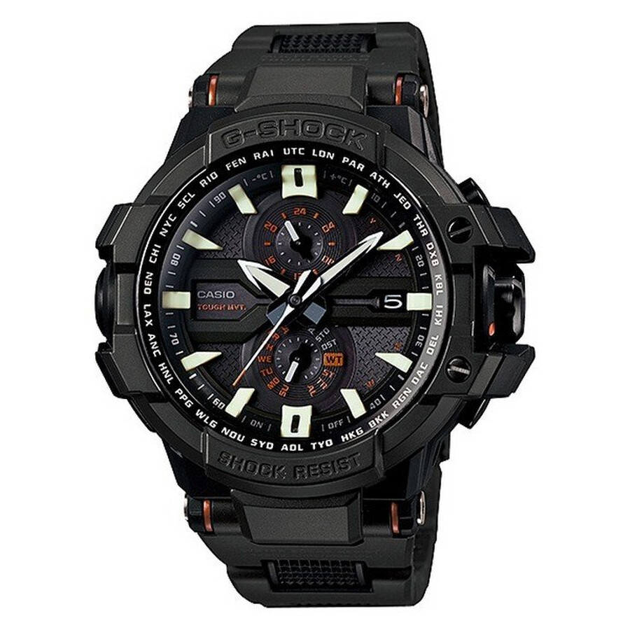 Casio G-Shock Black Dial Men's Multifunction Watch GWA1000FC-3 ...