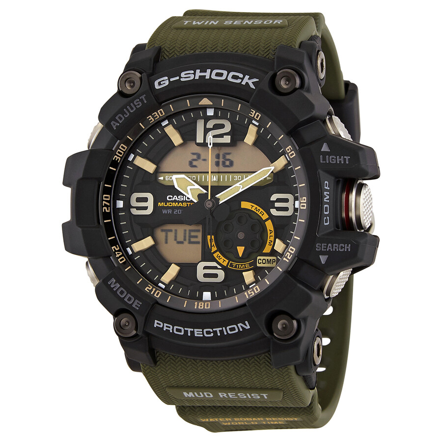 Casio G-Shock Master of G Alarm Quartz Analog-Digital Men's Watch ...