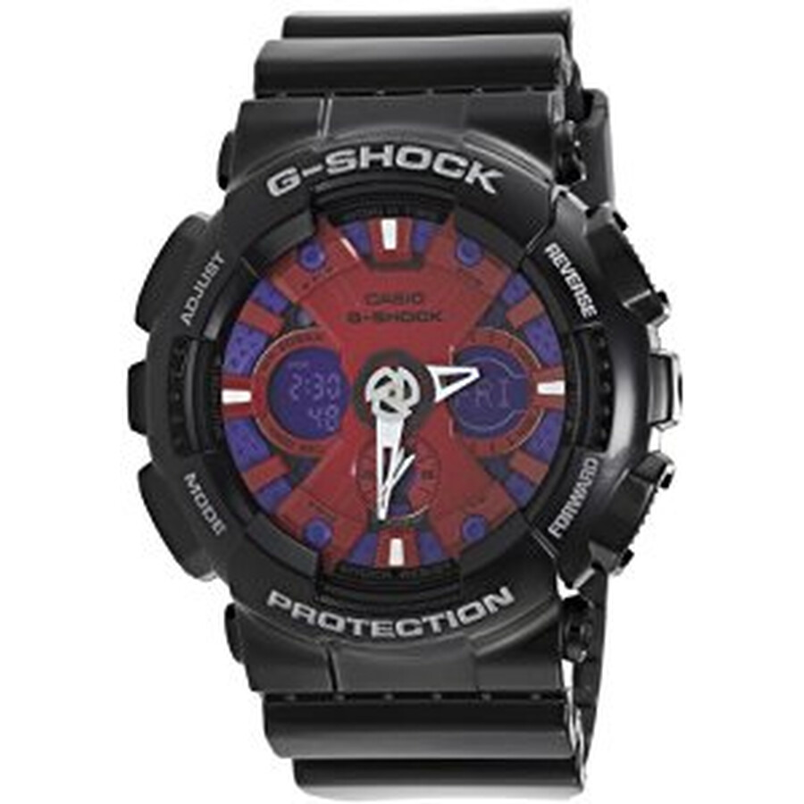 Casio G-Shock Men's Black Resin Analog-Digital Watch GA120B-1 - Watches ...