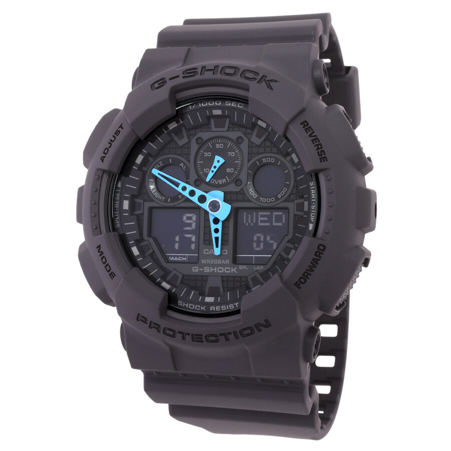 Casio G-Shock Quartz Analog-Digital Black Dial Men's Watch GA100C-8A ...