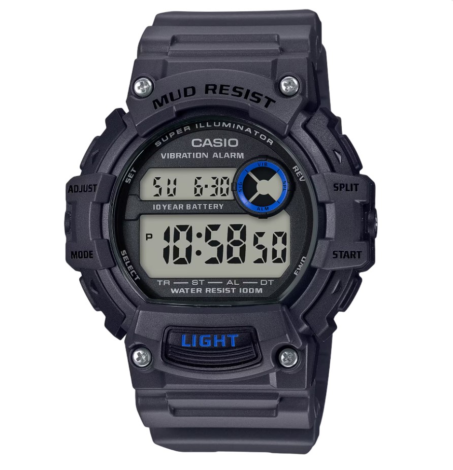 Casio Mud Resistant Alarm Quartz Digital Men's Watch TRT110H-8AV ...