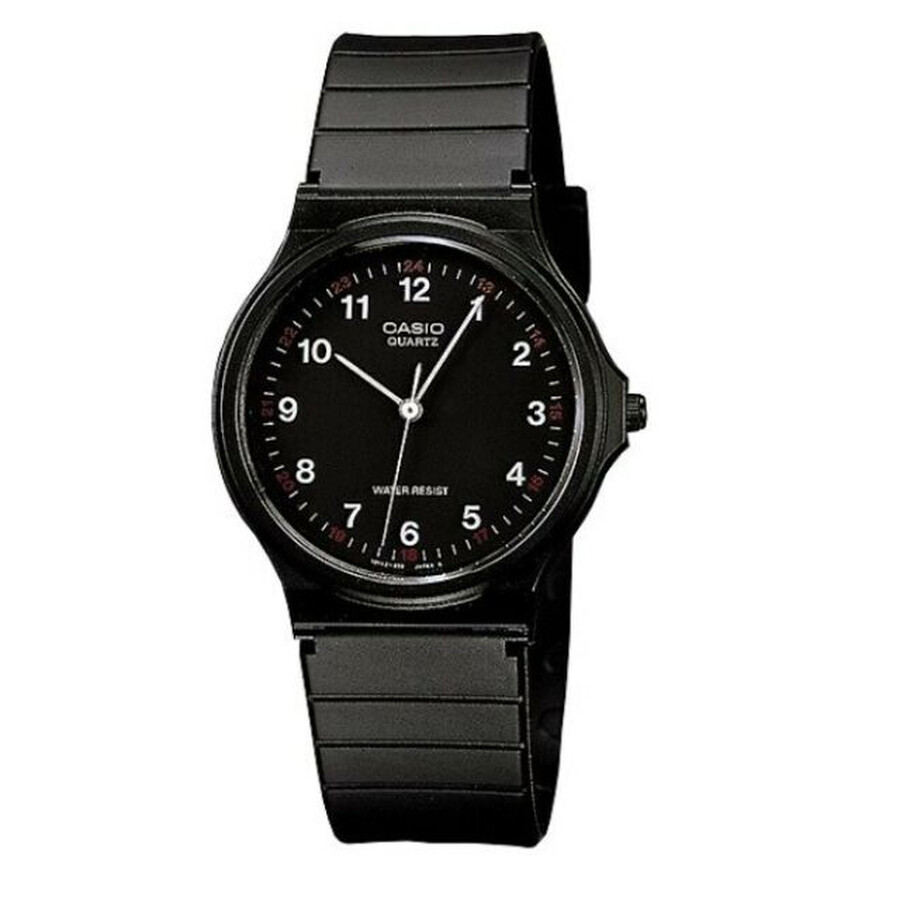 Casio Quartz Black Dial Men's Watch MQ-24-1B - Watches, Casio - Jomashop