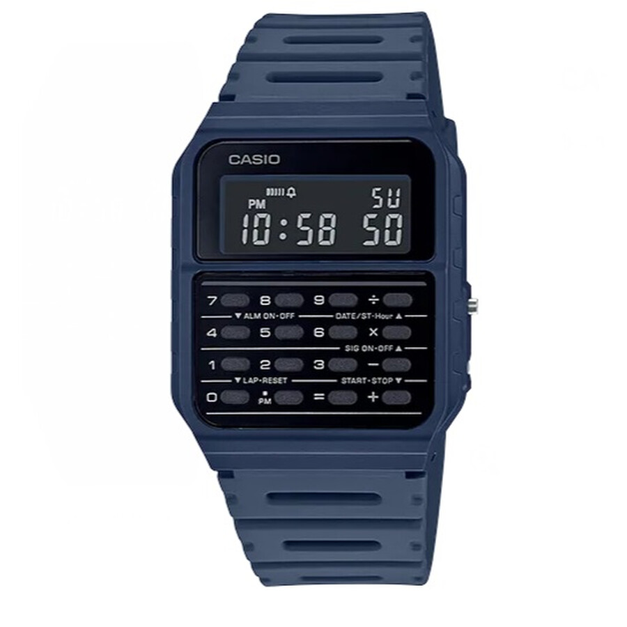 Casio Quartz Digital Databank Calculator Watch CA-53WF-2B 4549526271021 ...