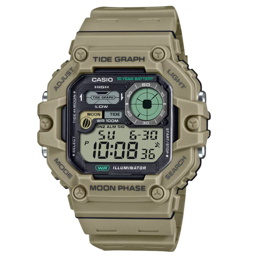 Casio Standard Alarm World Time Quartz Digital Watch WS1700-5AV - Casio, Standard - Jomashop