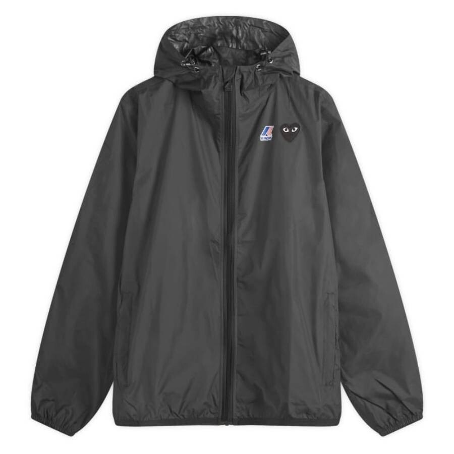 Comme Des Garcons Cdg Play K-Way Black Heart Jacket, Size Small AZ-J507 ...