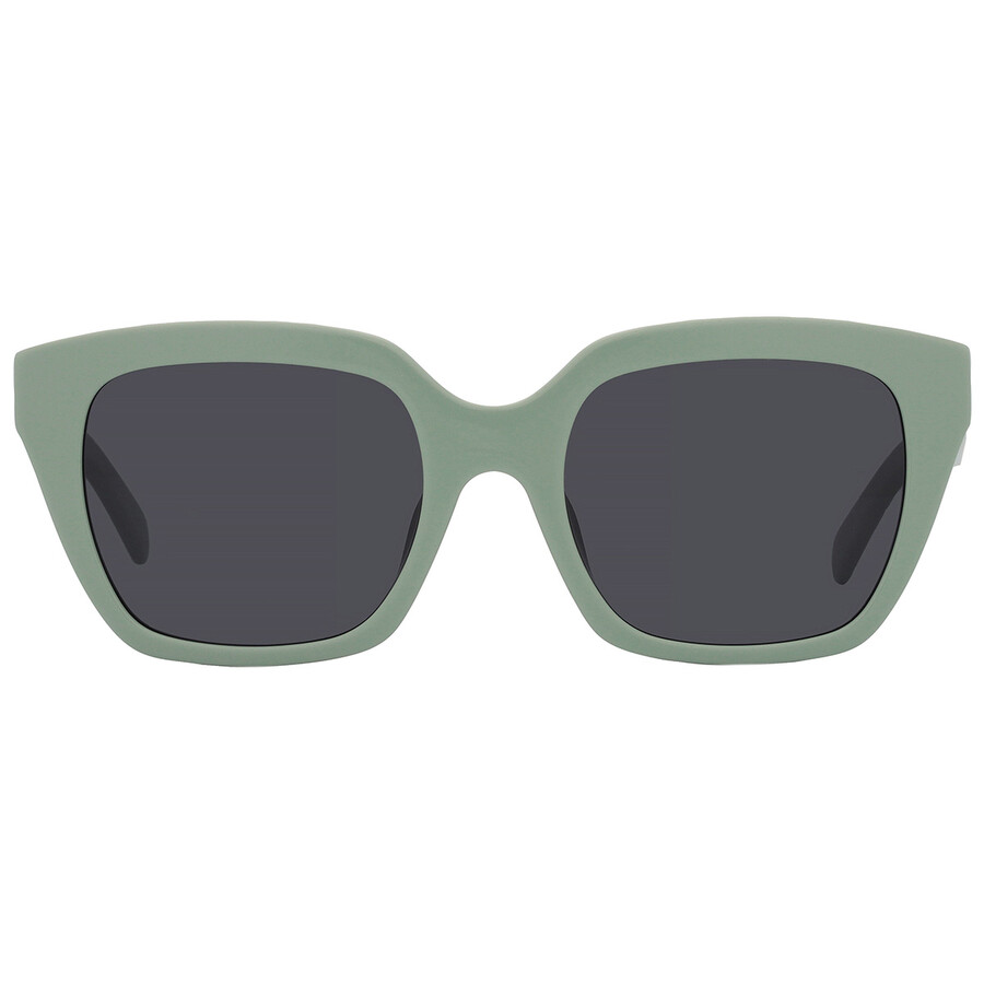 Celine Monochroms Smoke Square Ladies Sunglasses CL40198F 95A 56 ...